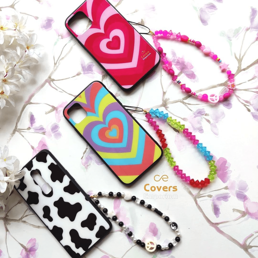 Luxury Glass cases with Charms – Covers Emporium